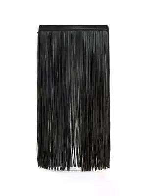 Karl Lagerfeld K/autograph Fringe Belt - Black