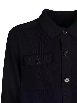 ROBERTO COLLINA Buttoned Pocket Shirt Jacket