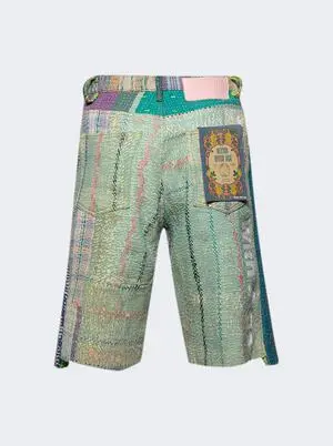 BETTER WITH AGE Isaac Kantha Hand Quilted Short - Multi