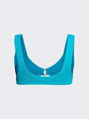 Bond Eye Ring Scout Crop Bikini Top - Blue