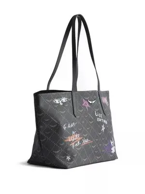 Zadig&Voltaire Z Shopper Monogram Tote Bag - Grey