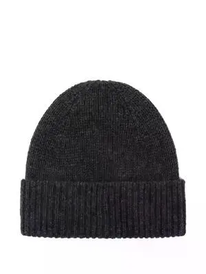 ROBERTO COLLINA Ribbed Beanie - Grey