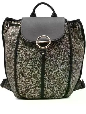 Borbonese Cottage Patterned Backpack - Neutrals