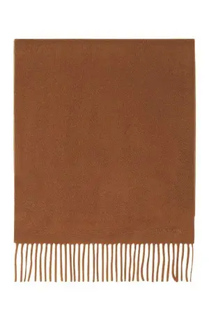 LANVIN Two-tone Cashmere Scarf - Beige/camel