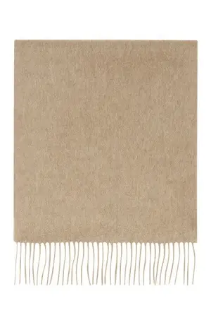 LANVIN Two-tone Cashmere Scarf - Beige/camel