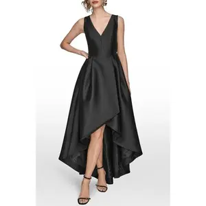 Donna Karan New York High Low Gown - Black