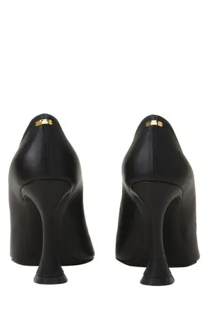 LANVIN Leather Bow Pumps - Black