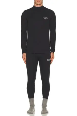 WHITESPACE Merino Mock Neck Baselayer T-shirt