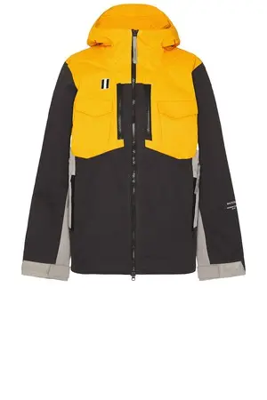 WHITESPACE 2l Insulated Cargo Jacket - Golden Yellow, Rock Ridge, & Phantom