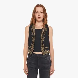 MARIA CHER Selena Embroidered Vest