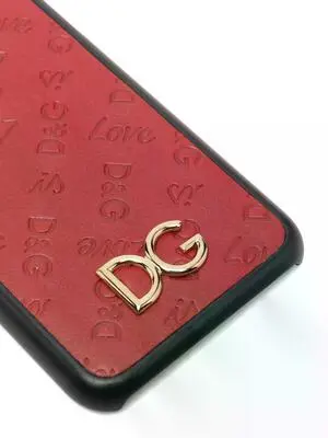 Dolce & Gabbana Iphone 7 Embossed Logo-plaque Phone Case