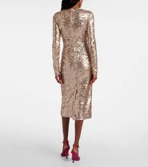 Dolce & Gabbana Sequined Cocktail Dress
