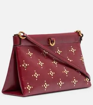 Etro Studded Leather Talk Xs Clutch