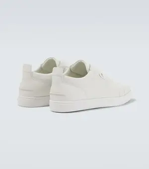 CHRISTIAN LOUBOUTIN St Louis Leather Slip-on Sneakers - White