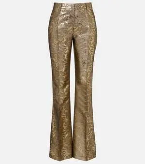 Etro Paisley Brocade Flared Pants