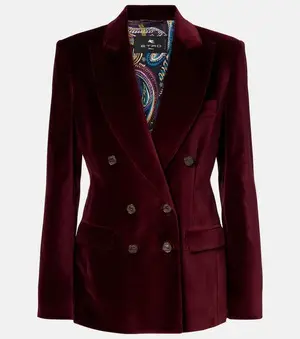 Etro Double Breasted Blazers For Women
