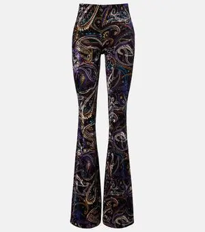 Etro Paisley Flared Pants - Multicoloured