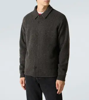 FRAME Wool Overshirt - Grey