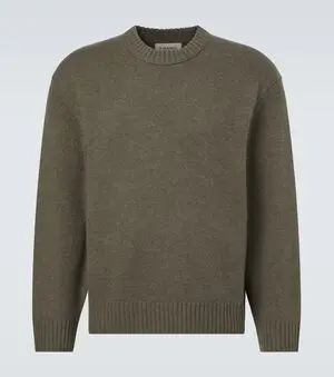 FRAME Crewneck Cashmere Sweater - Green