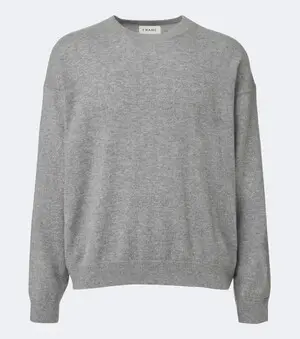 FRAME Crewneck Cashmere Sweater Grey