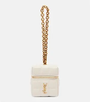 Saint Laurent Silver Tone Cross Body Bags