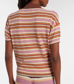 Faithfull The Brand Sable Striped Polo Shirt
