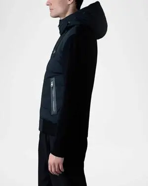 Mackage Mixed Media Light Down Jacket - Black