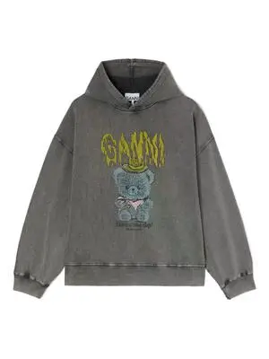 GANNI Graphic Print Hoodie