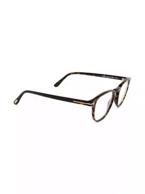 TOM FORD Round-frame Glasses - Brown