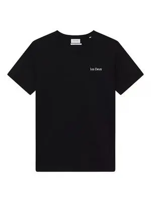 LES DEUX Brady Flowermarket T-shirt - Black