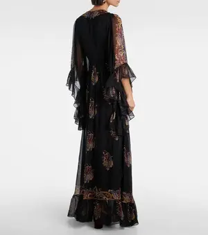 Etro Paisley Silk Maxi Dress