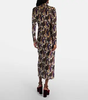 Etro Paisley Pencil Skirt