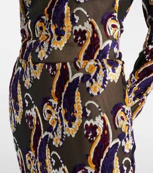 Etro Paisley Pencil Skirt