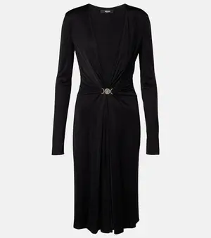 Versace Medusa Jersey Cocktail Dress