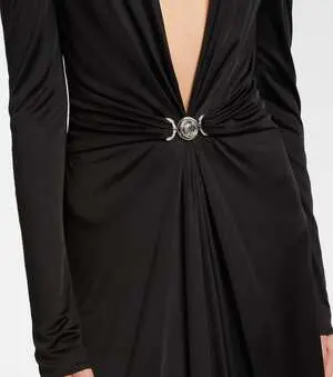 Versace Medusa Jersey Cocktail Dress