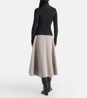 Max Mara Knitted Midi Skirt