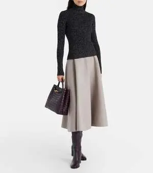 Max Mara Knitted Midi Skirt