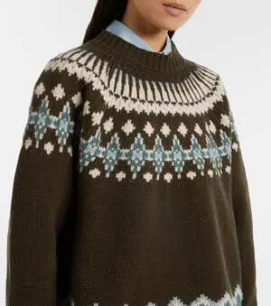 Alanui Virgin Wool Sweater - Brown