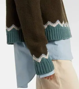 Alanui Virgin Wool Sweater - Brown
