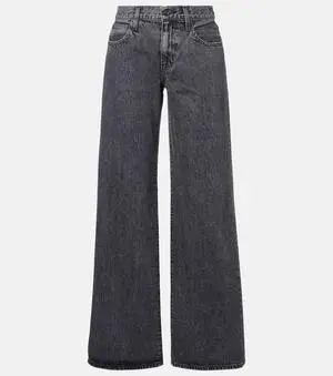 SLVRLAKE Mica Wide-leg Jeans - Black