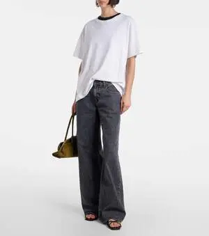 SLVRLAKE Mica Wide-leg Jeans - Black