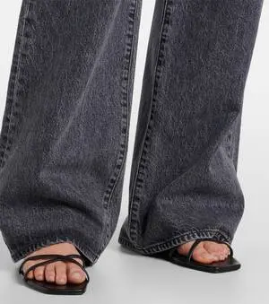 SLVRLAKE Mica Wide-leg Jeans - Black