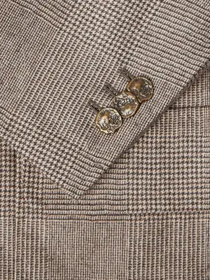 Sid Mashburn Ghost Prince Of Wales Virgin Wool Suit Jacket