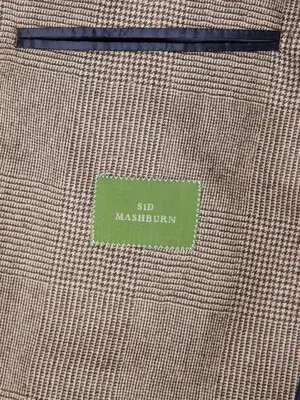 Sid Mashburn Ghost Prince Of Wales Virgin Wool Suit Jacket