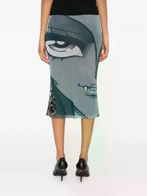 Ottolinger Printed Pencil Midi Skirt