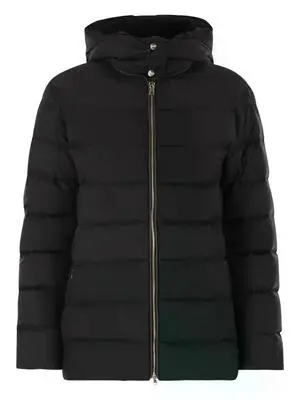 Herno Hooded Quilted Puffer Jacket - Black