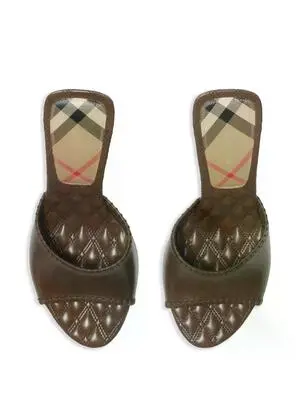 Burberry Stiletto Cabana Sandals