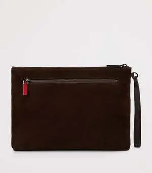 CHRISTIAN LOUBOUTIN Funky Spike Leather Pouch