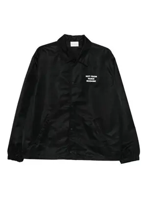 Drole De Monsieur Slogan Jacket - Black