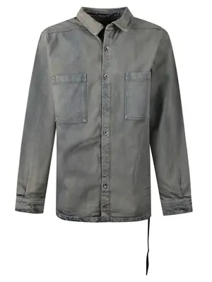 Rick Owens Jumbo Denim Jacket - Blue